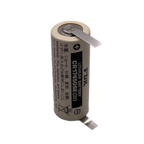 FDK - CR17450SE-T1 - 3V/2500mAh Lithium Battery with Solder Tabs – BBM ...