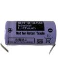 Panasonic BR-2/3AG Battery with Solder Tabs - High Capacity 2/3A Lithi ...