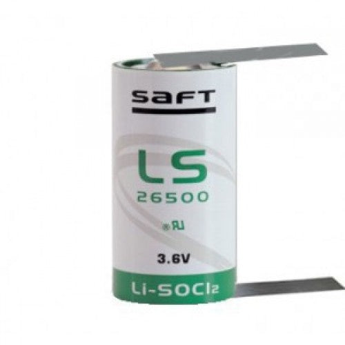 LS26500STS Saft Lithium Cell (With Solder Tabs) – BBM Battery Canada