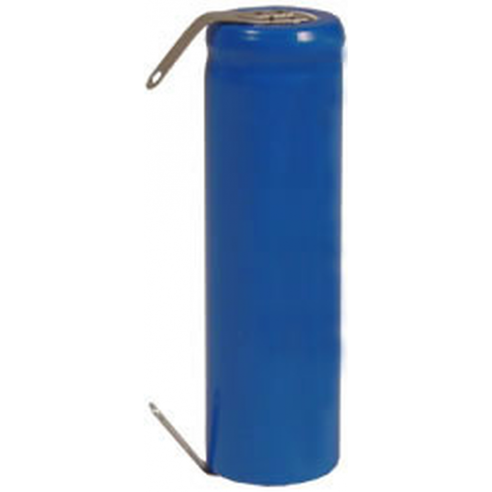 Nickel Metal Hydride AA Battery with Solder Tabs - 1.2V/2500mAh, Recha ...