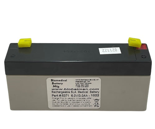 Electromedics EEG Monitor Battery - 6V/3.4AH – BBM Battery Canada